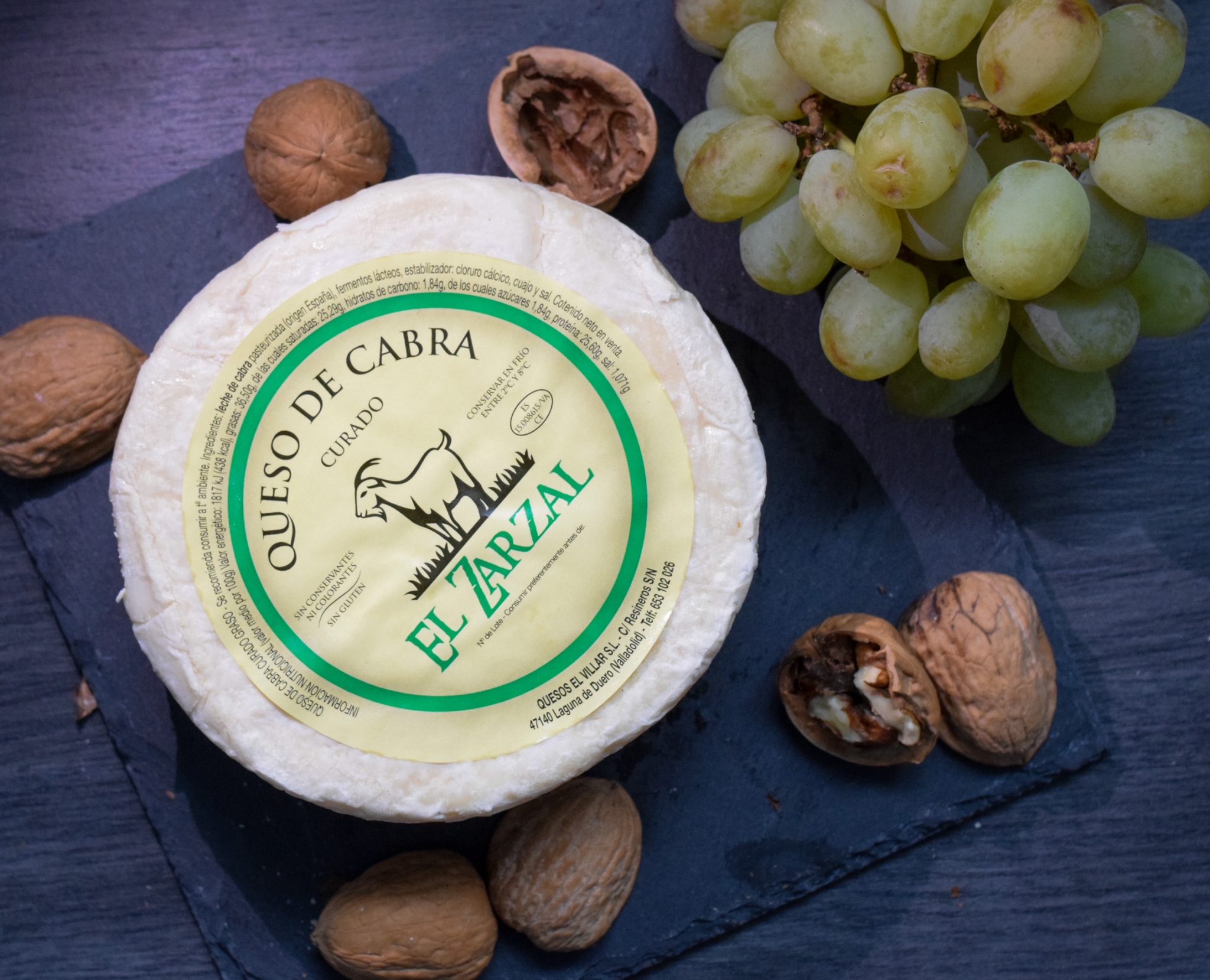 Queso de cabra curado El Zarzal - CharcuteriaDirecta.com